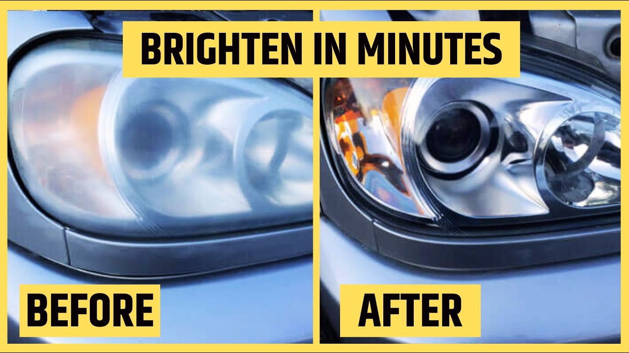 How To Restore Headlights Under 10 Minutes Super Easy Tricks Youtube