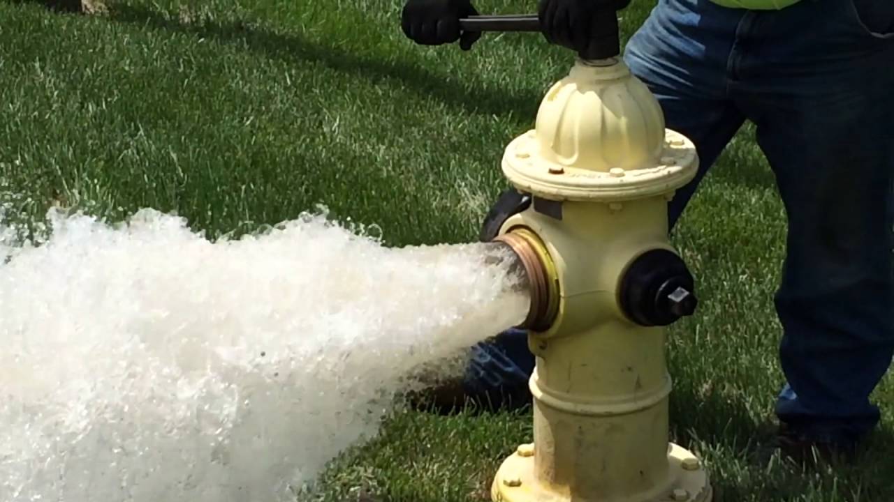 Fire Hydrant Flow Test Flush Youtube