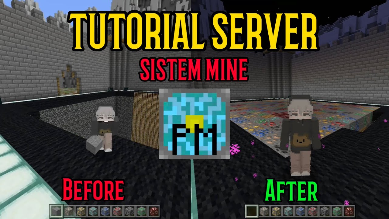 Tutorial Sistem Mining Di Pocketmine Bedrock Server Tuper2 Youtube