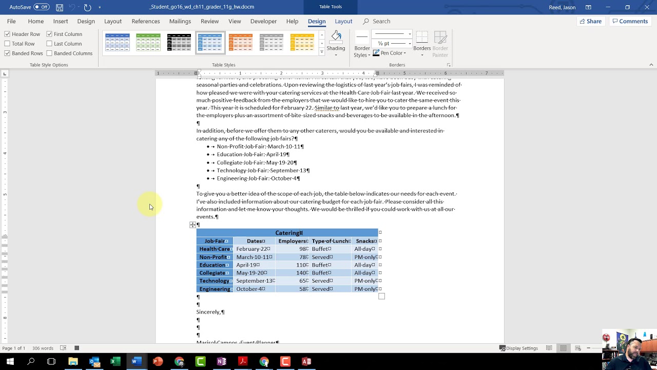 Cgs 1570 Word Chapter 11 Grader Project Walkthrough Youtube