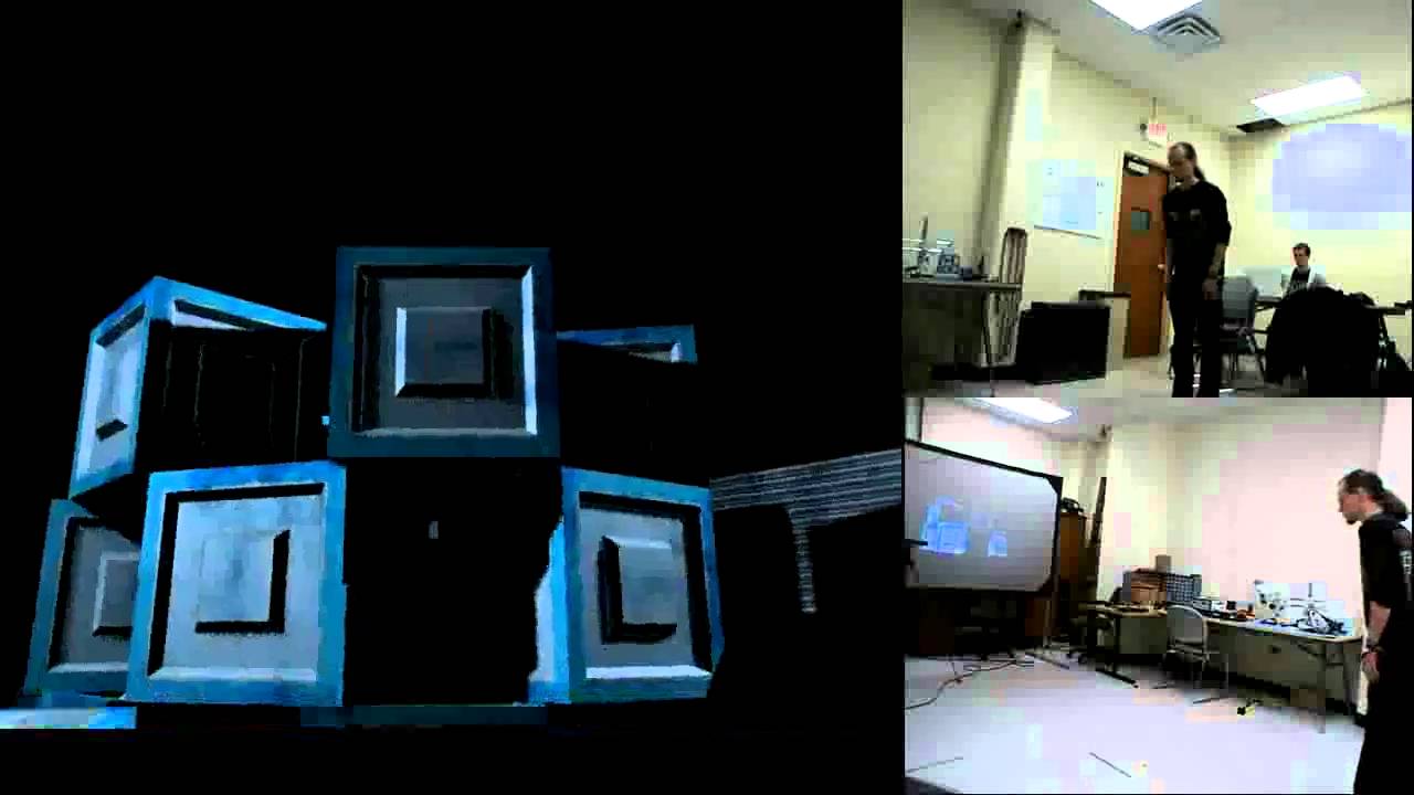 Kinect Hack Physics Interaction Demo Youtube