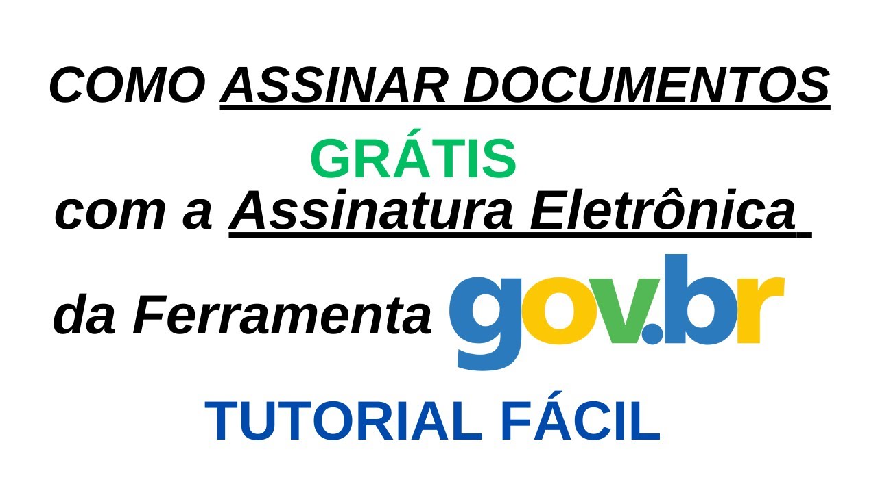 Como Assinar Um Documento Pelo Government Gateway