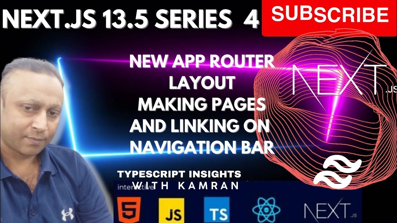 Next Js 13 5 Series 4 New App Router Layout Making New Pages And