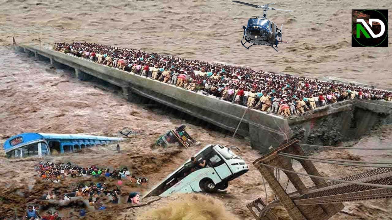 Most Crazy Monster Flash Flood Caught On Camera 2023 Mother Nature