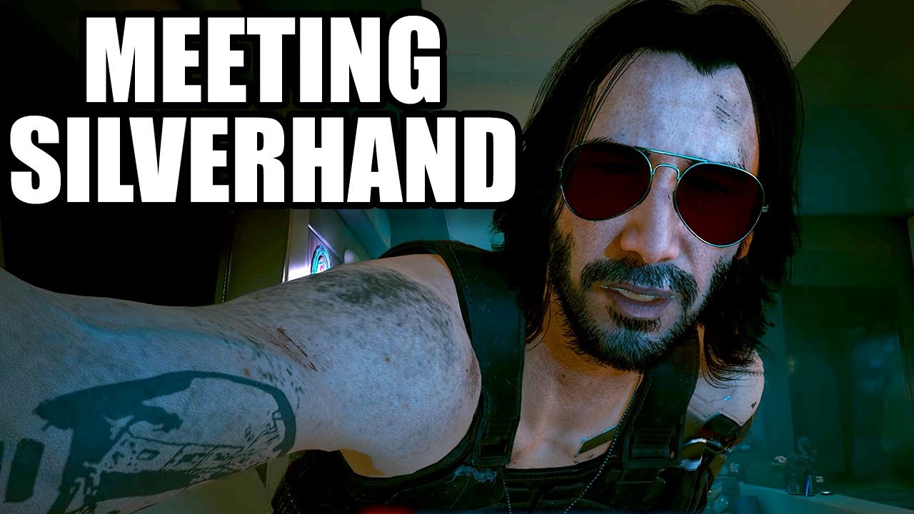 Cyberpunk 2077 Meeting Johnny Silverhand V Meets Johnny Youtube