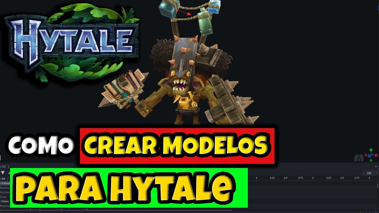 Crea Modelos Para Hytale En 6 Minutos Con Blockbench Youtube