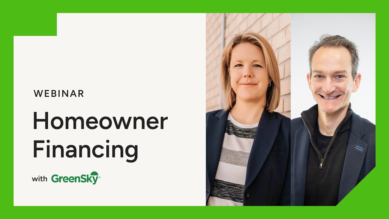 Homeowner Financing With Greensky Youtube