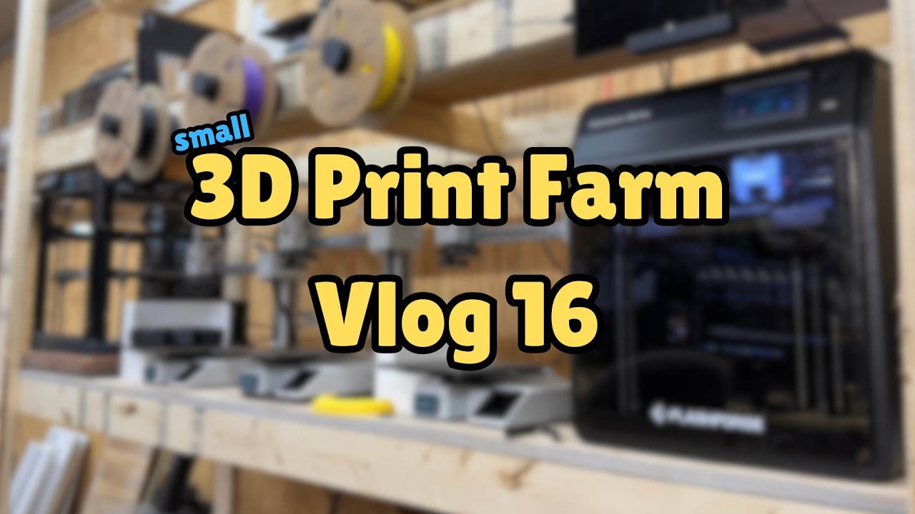 Inside My Small 3d Print Farm I Broke The Flsun Printing In Petg Cf