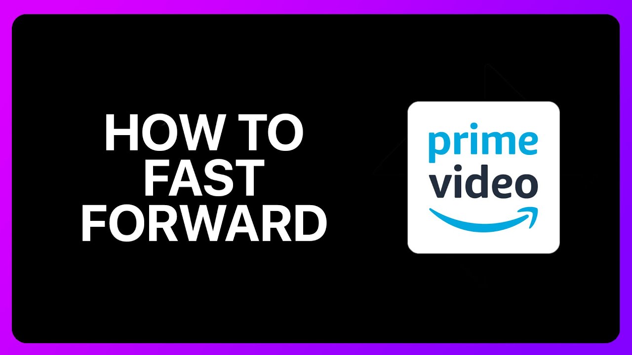 How To Fast Forward On Amazon Prime Video Tutorial Youtube