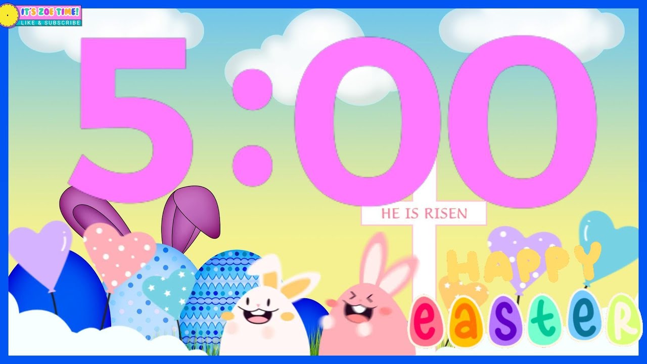 5 Minute Timer With Music Easter вџ рџђ 5 Minute Timer With Music For