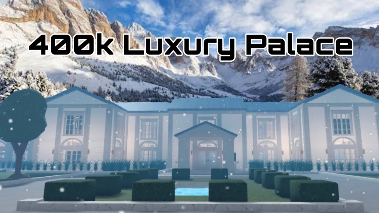 400k Bloxburg Palace Tour Youtube