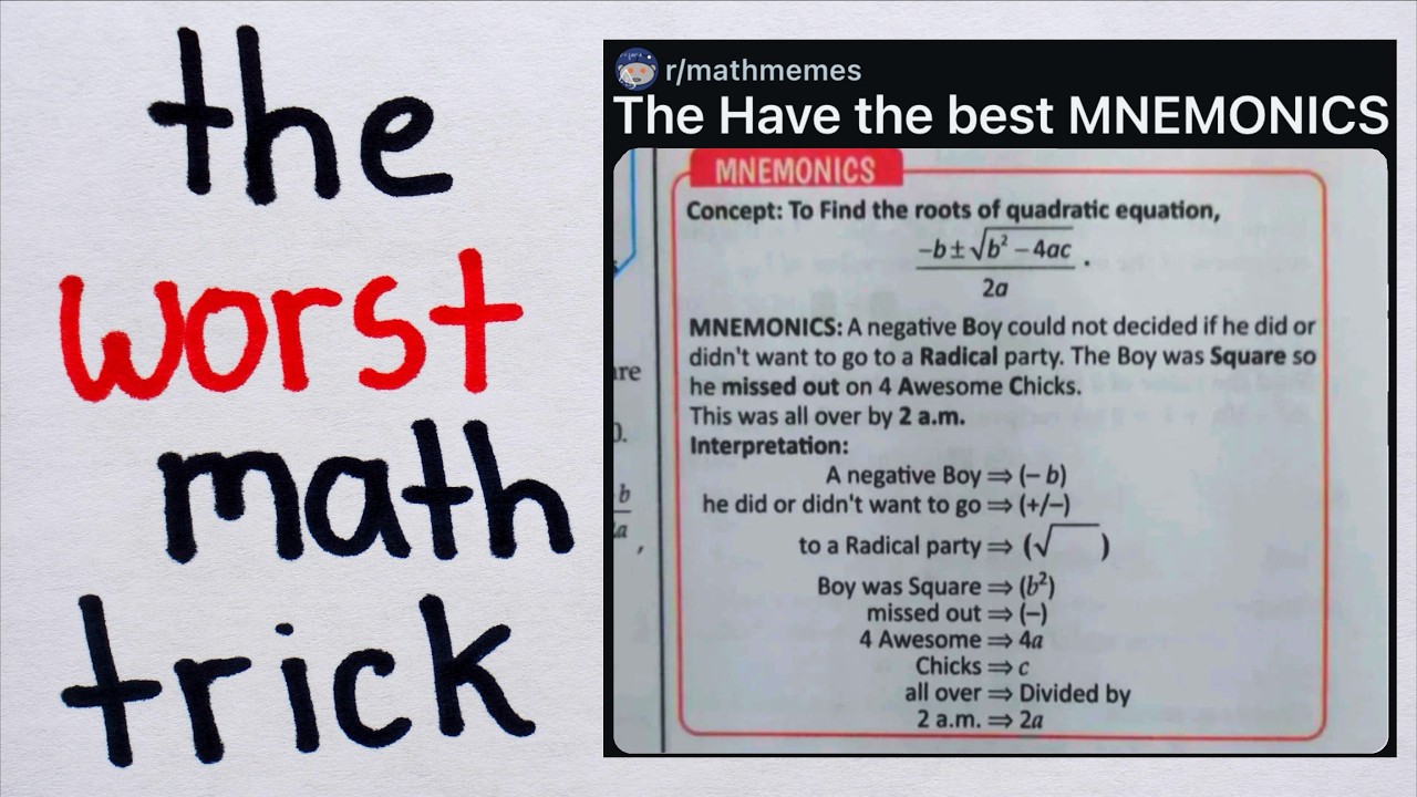 The Most Useless High School Math Trick Youtube