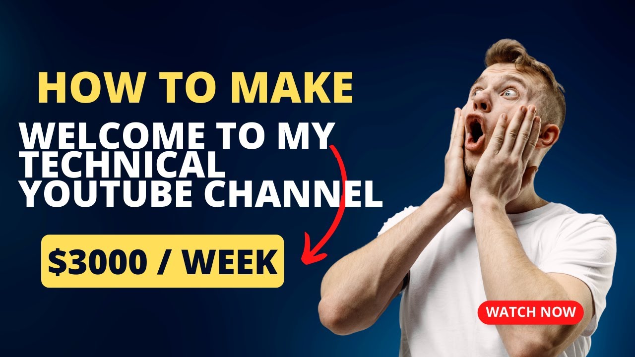 Welcome To My Technical Youtube Channel Youtube