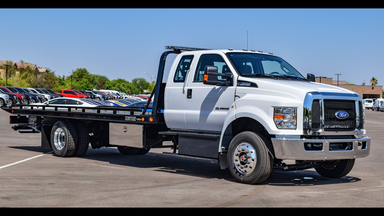 2016 Ford F 650 Century Rollback Tow Truck Walkaround Youtube