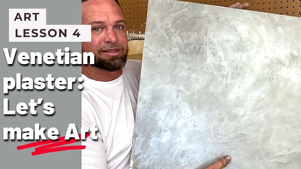 Venetian Plaster Tutorial Metallic Stone Sample Youtube