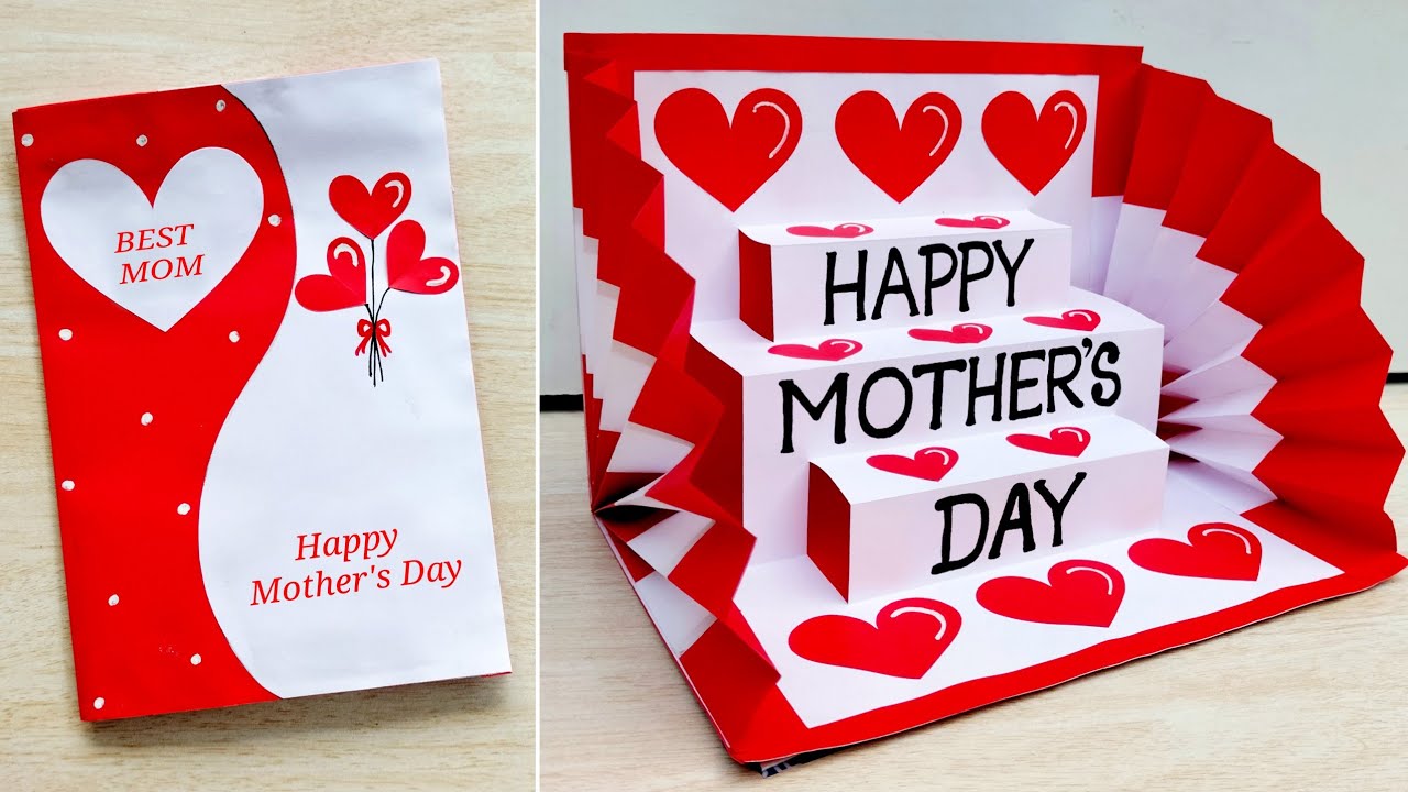 Diy Happy Mother S Day Greeting Card Mother S Day 3d Pop Up Card