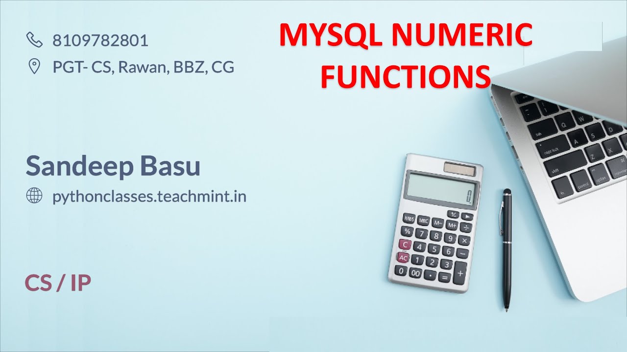 Mysql Numeric Functions Youtube