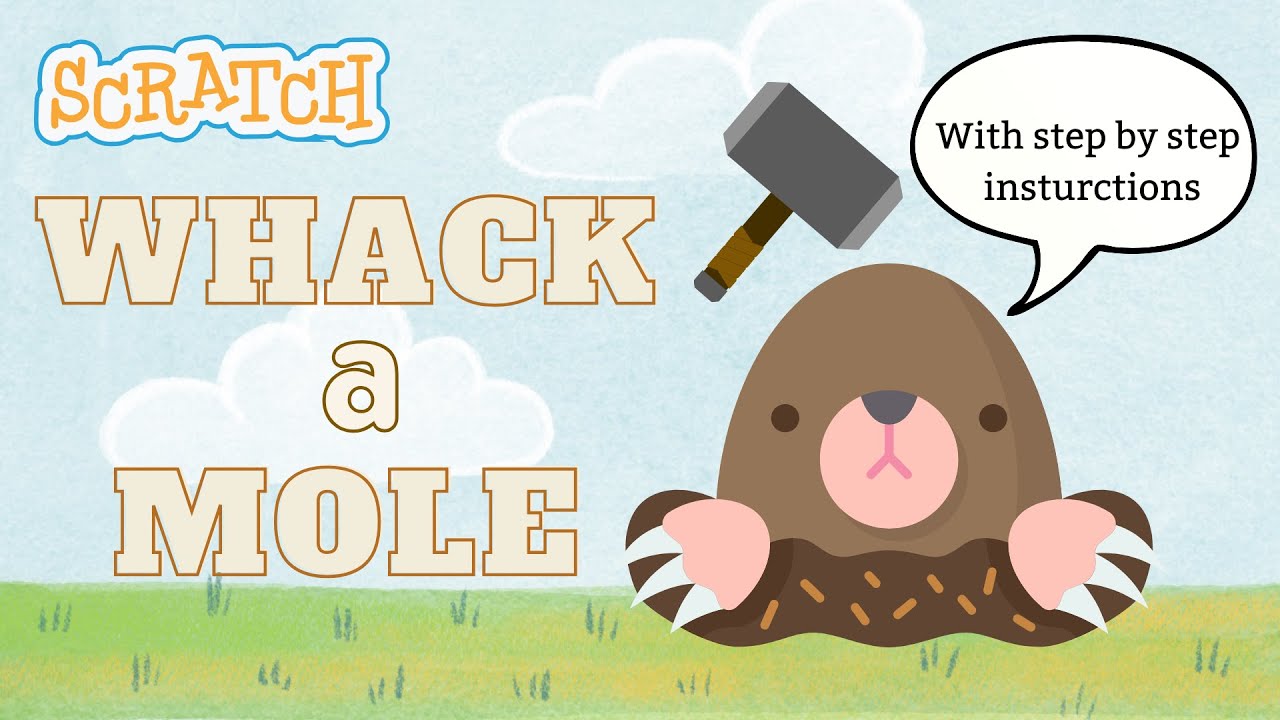 How To Make A Whack A Mole Game In Scratch Youtube