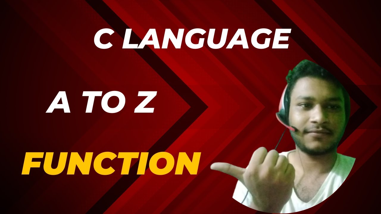 Function Basic Part 06 No Argument Passed And A Return Value C