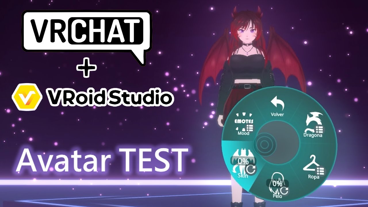 3d Avatar Test Vroid Model Vrchat Port Vroid Vrchat Youtube