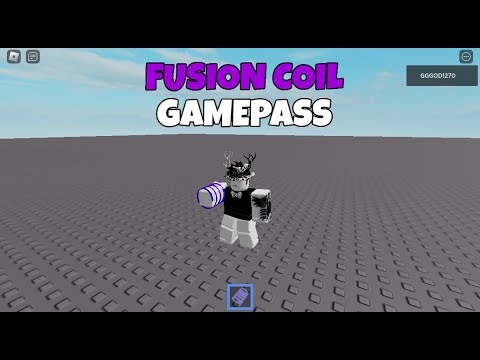 How To Make A Fusion Coil Gamepass In Roblox Studio Youtube