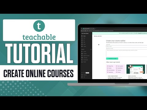 How To Create Sell Online Courses With Teachable Easy Youtube