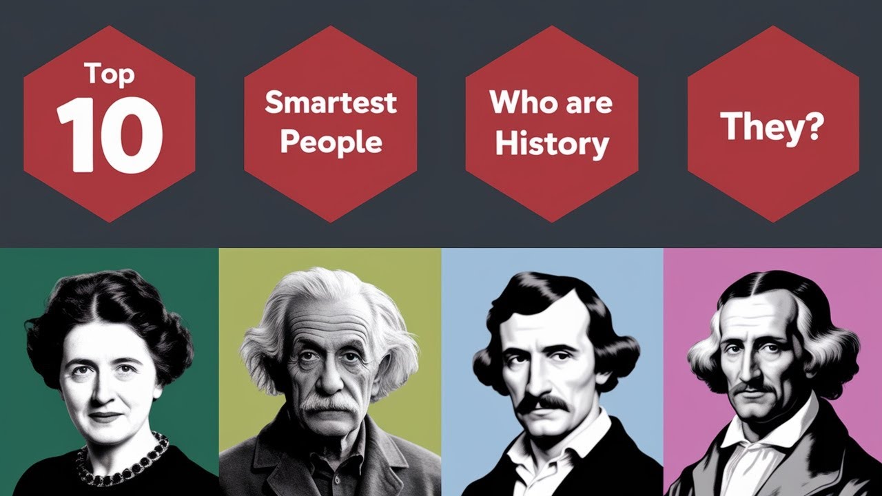 The Top 10 Smartest People In History Youtube