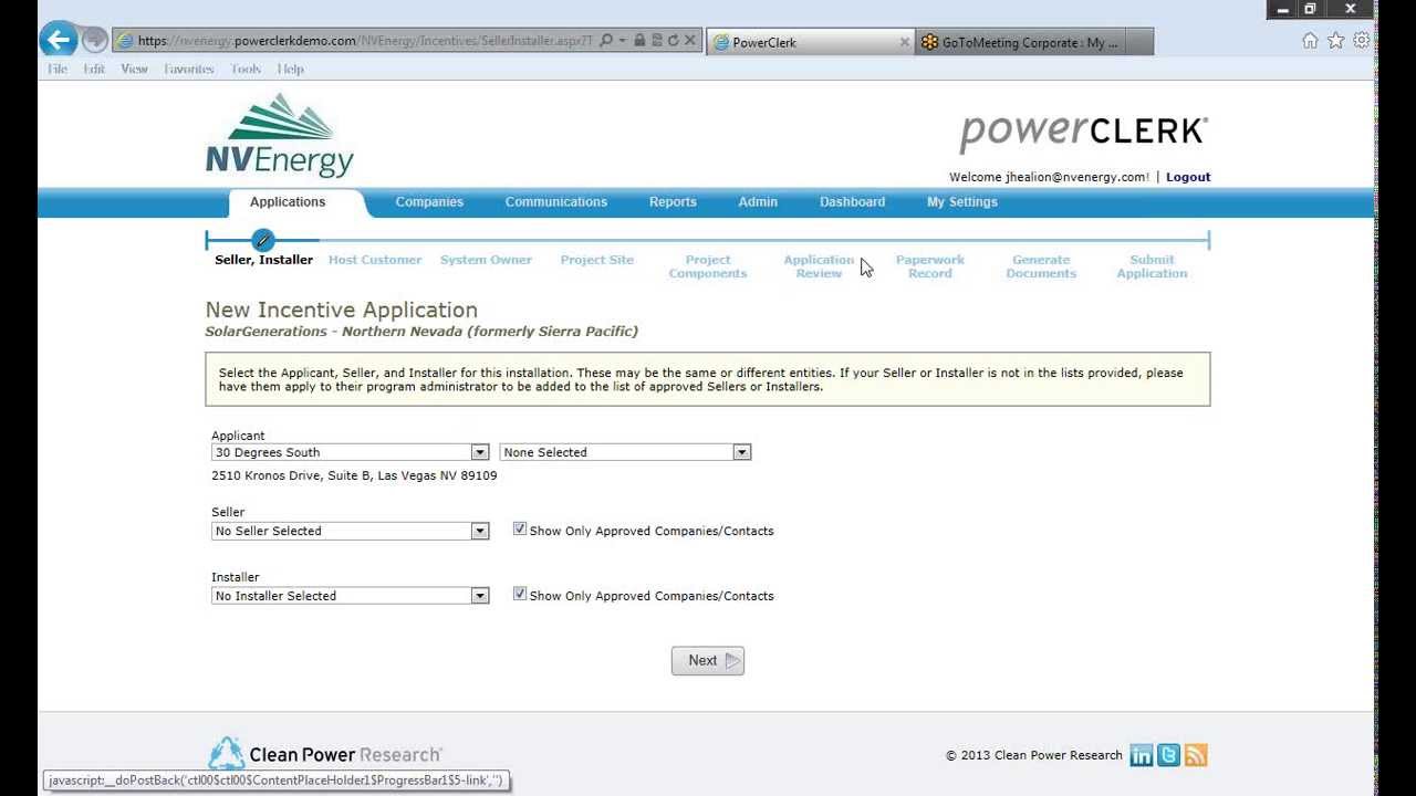 Nv Energy Renewablegenerations Powerclerk Application Tutorial Youtube