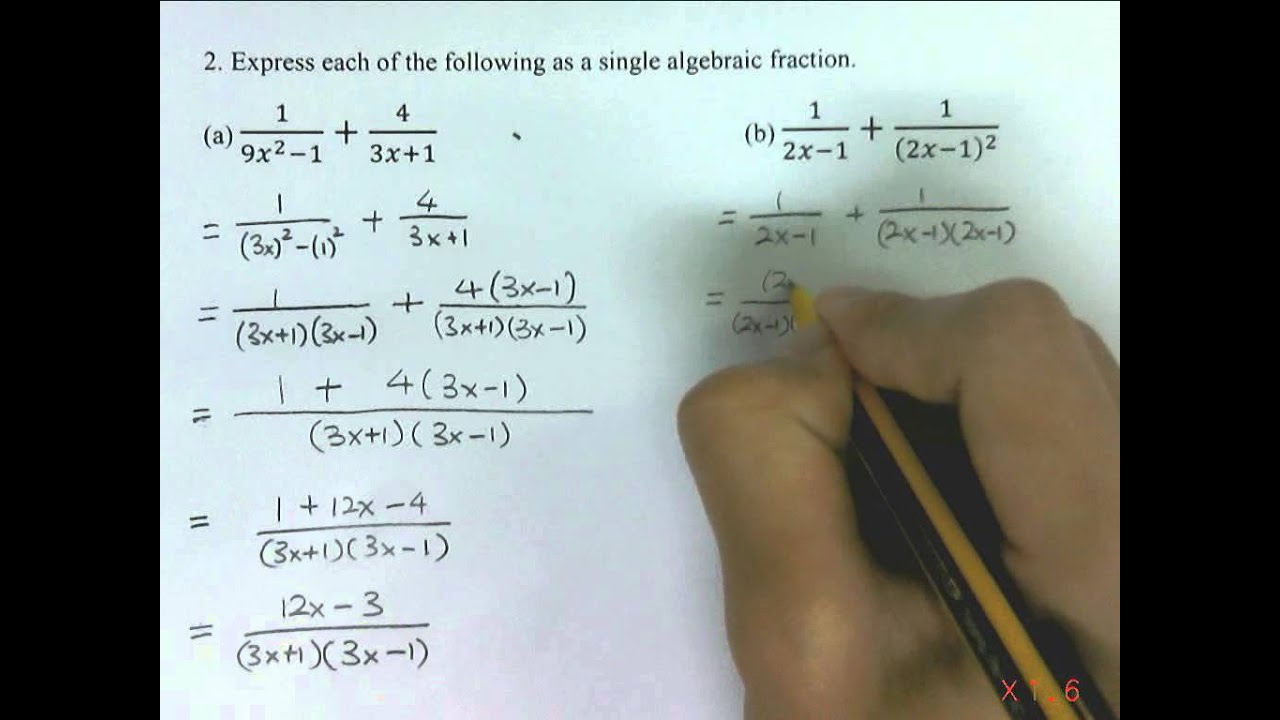 Sec 2 Maths Revision Set 1 Youtube