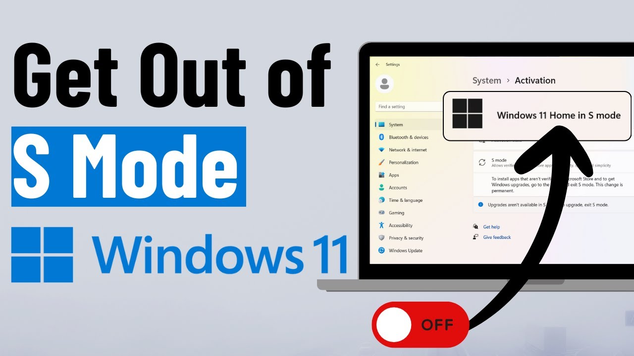 How To Turn Off S Mode In Windows 11 In 1 Minute Youtube