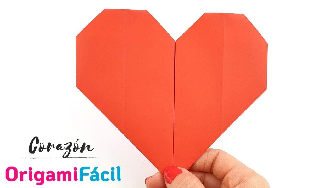 Cómo Hacer Un Corazón De Papel Origami Fácil Youtube