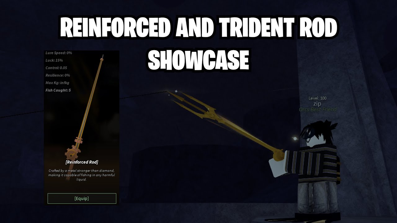 Reinforced Rod Trident Rod Showcase Fisch Youtube