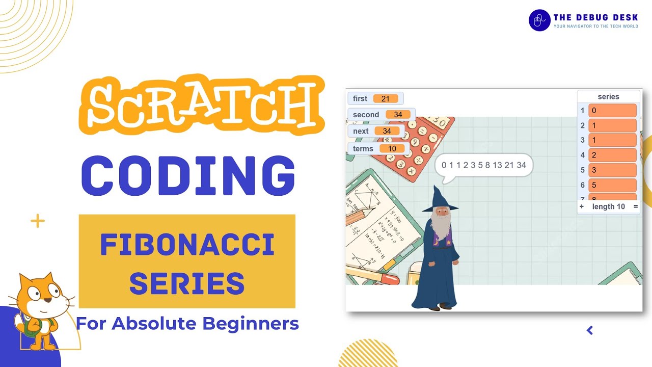 Fibonacci Series In Scratch Scratch Programming Tutorial Learn