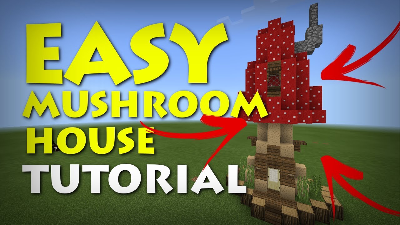 Minecraft Tutorial Easy Mushroom House Build Youtube