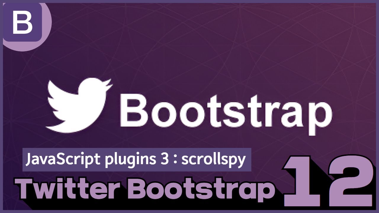 12 Twitter Bootstrap Javascript Plugins 3 Scrollspy Youtube