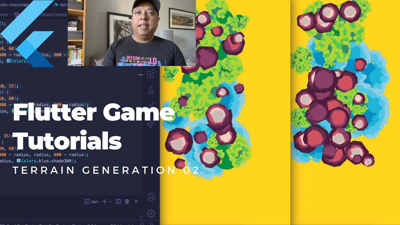 Flutter Game Tutorials Generating Terrain 2 2022 Youtube