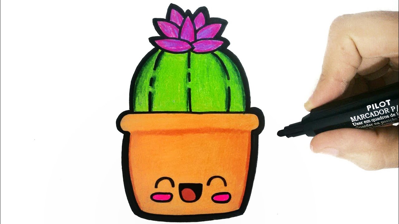 Cute Cactus Drawing Tutorial Anyone Who Needs Inspiration To Draw