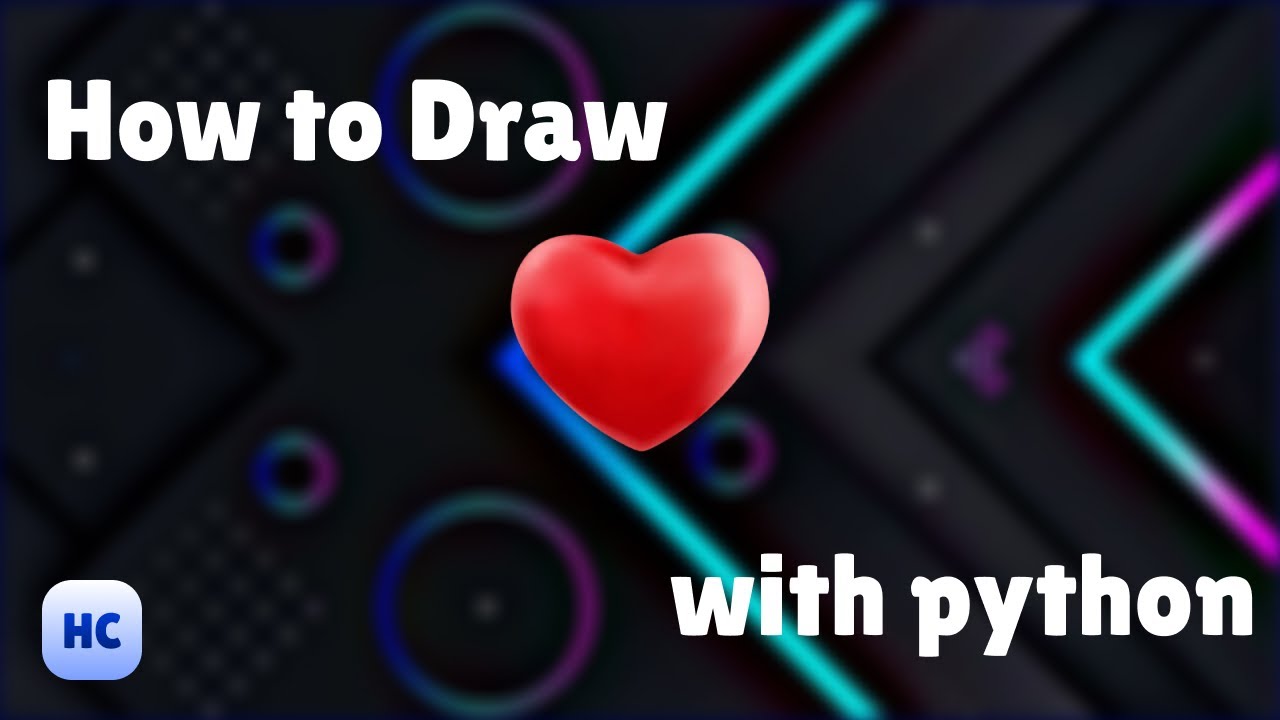 Draw Heart With Python Youtube