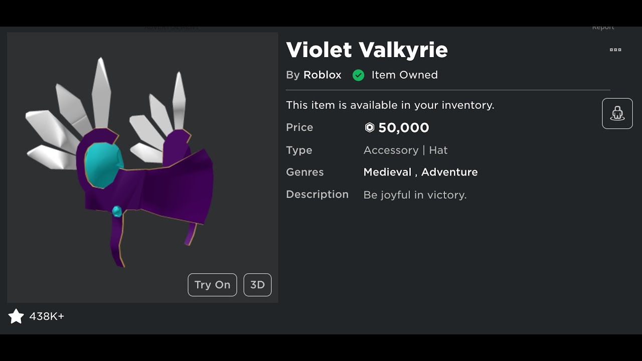 Me Buying The Violet Valkyrie On Roblox Omg Youtube