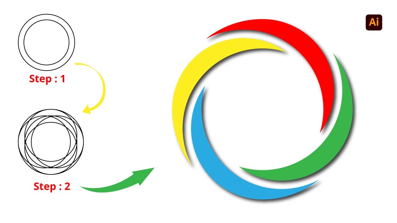 How To Make A Circle Logo Design In Adobe Illustrator Logo Design