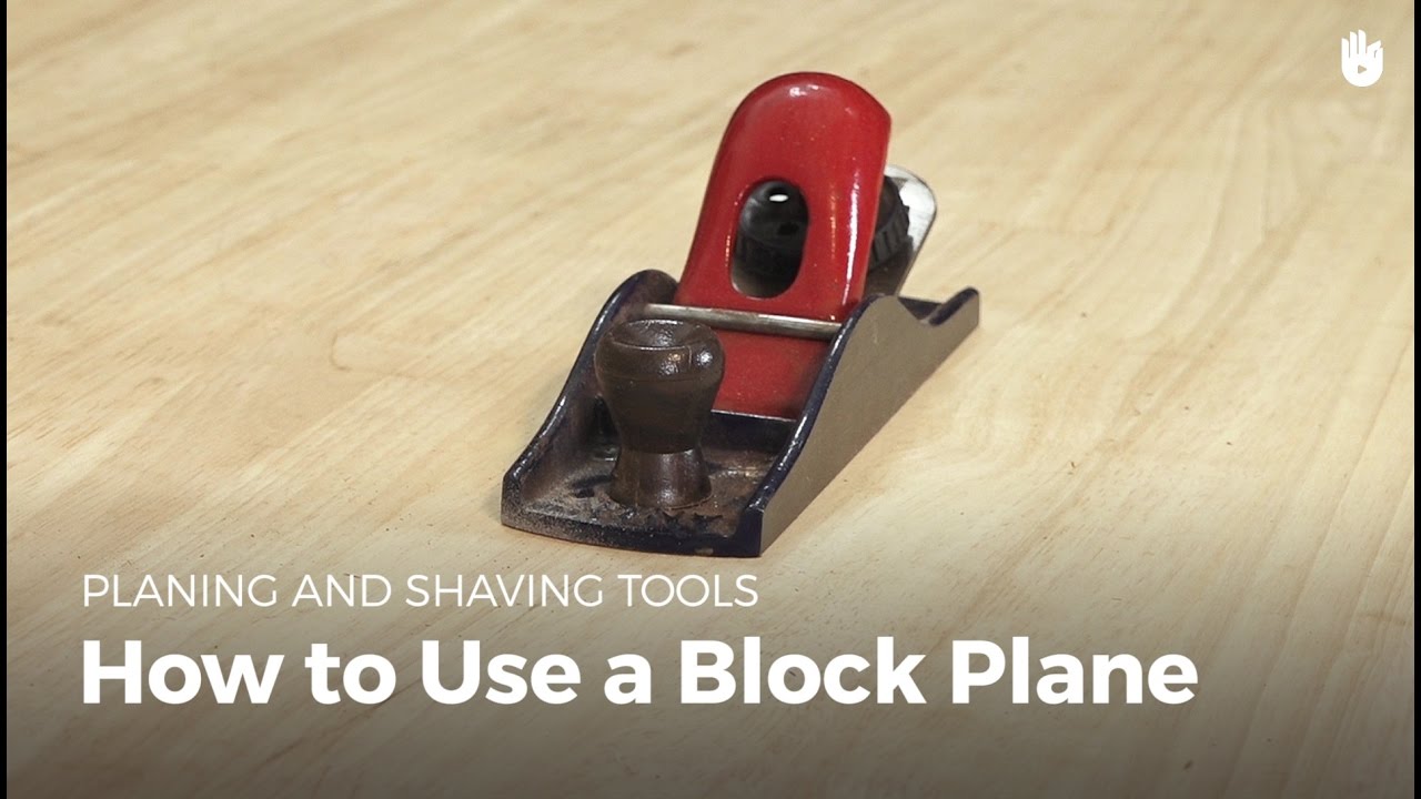 How To Use A Block Plane Woodworking Youtube
