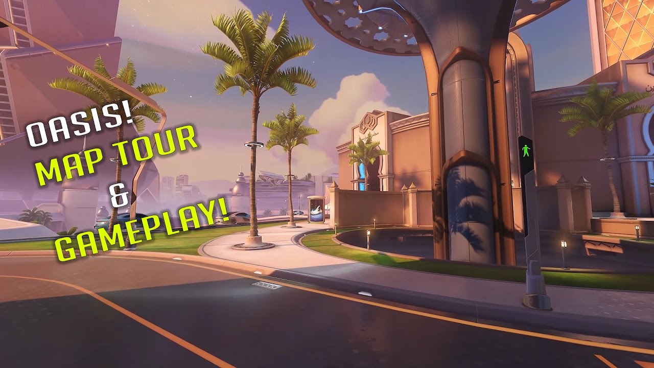 Overwatch Oasis Map Tour And Gameplay Youtube