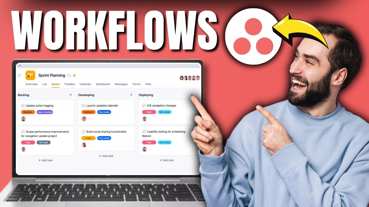 Asana Workflows Best Workflow For Beginners Youtube
