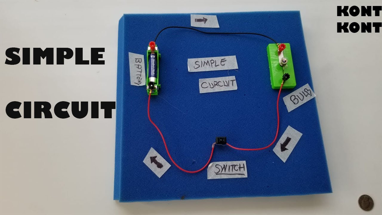 Simple Electric Circuit Science Projects For Schools Youtube