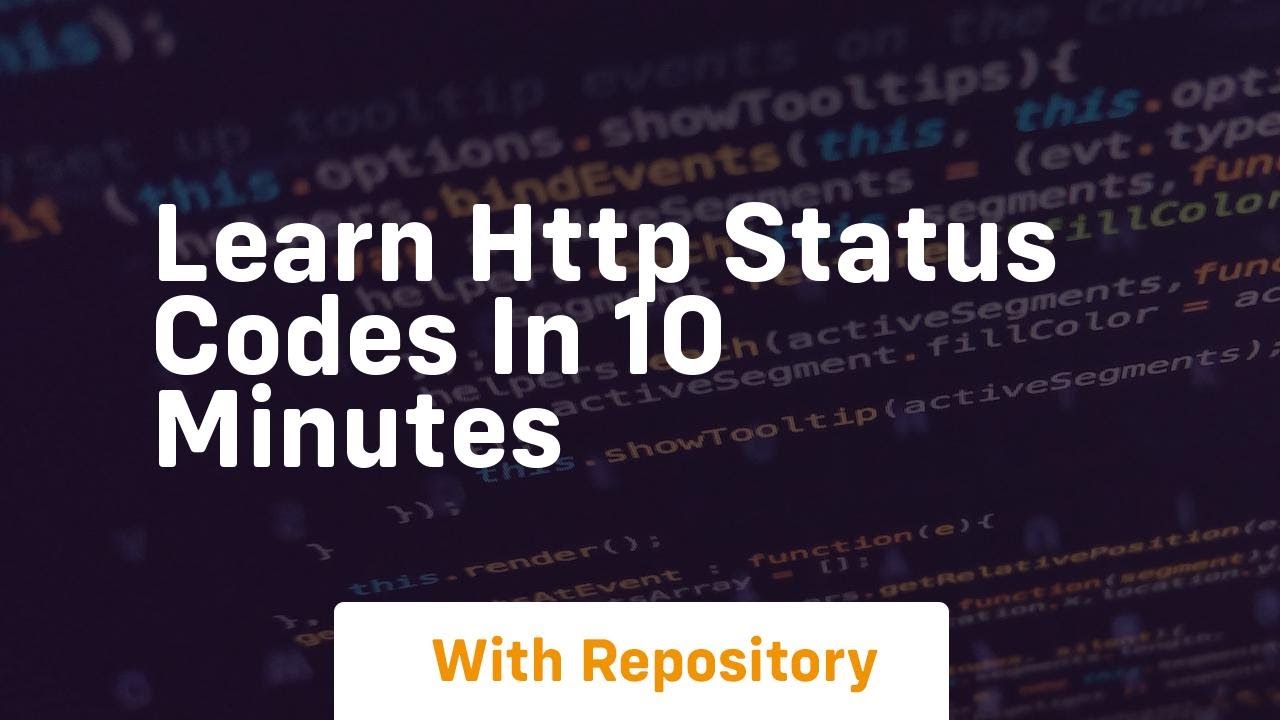 Learn Http Status Codes In 10 Minutes Youtube