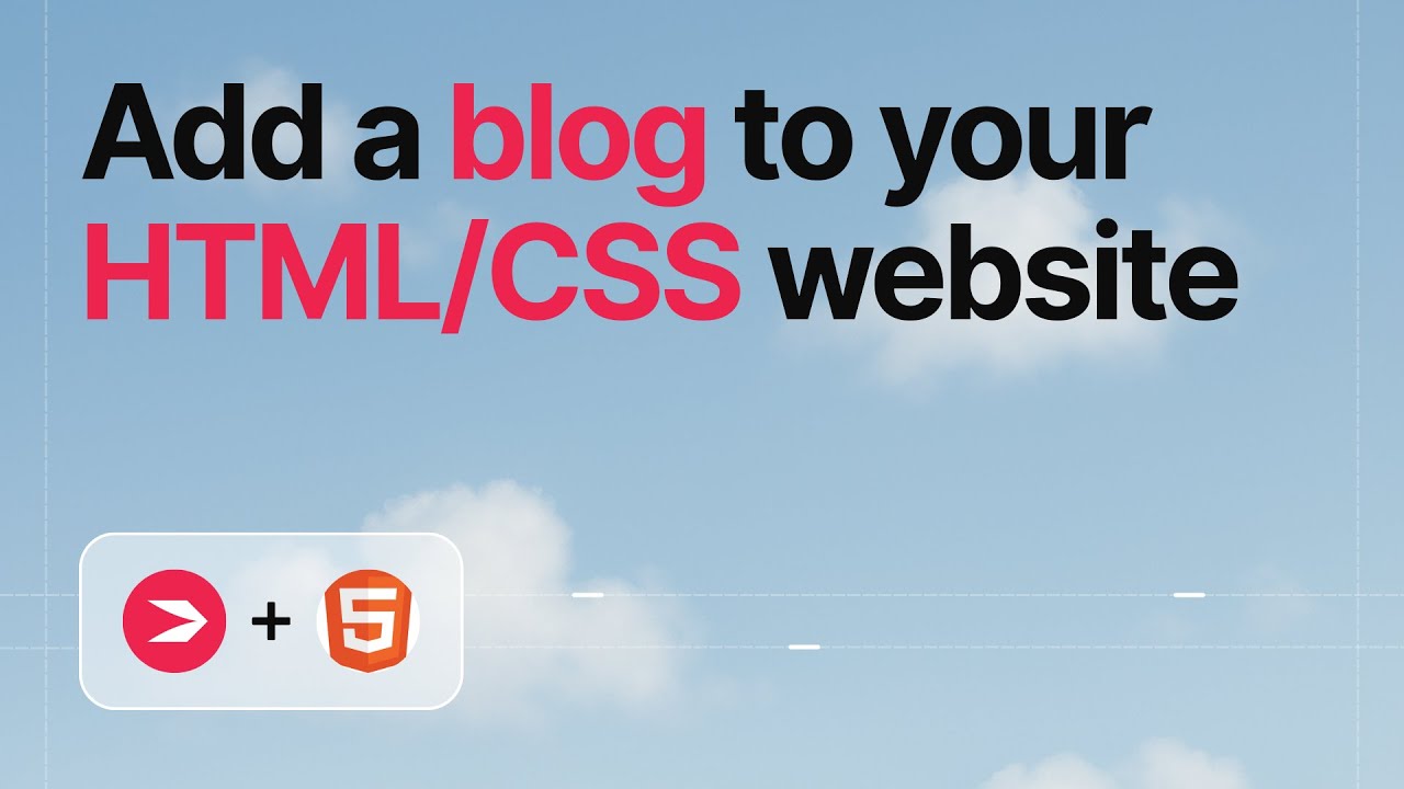 How To Add A Blog To An Html Css Site With Dropinblog Current 2026