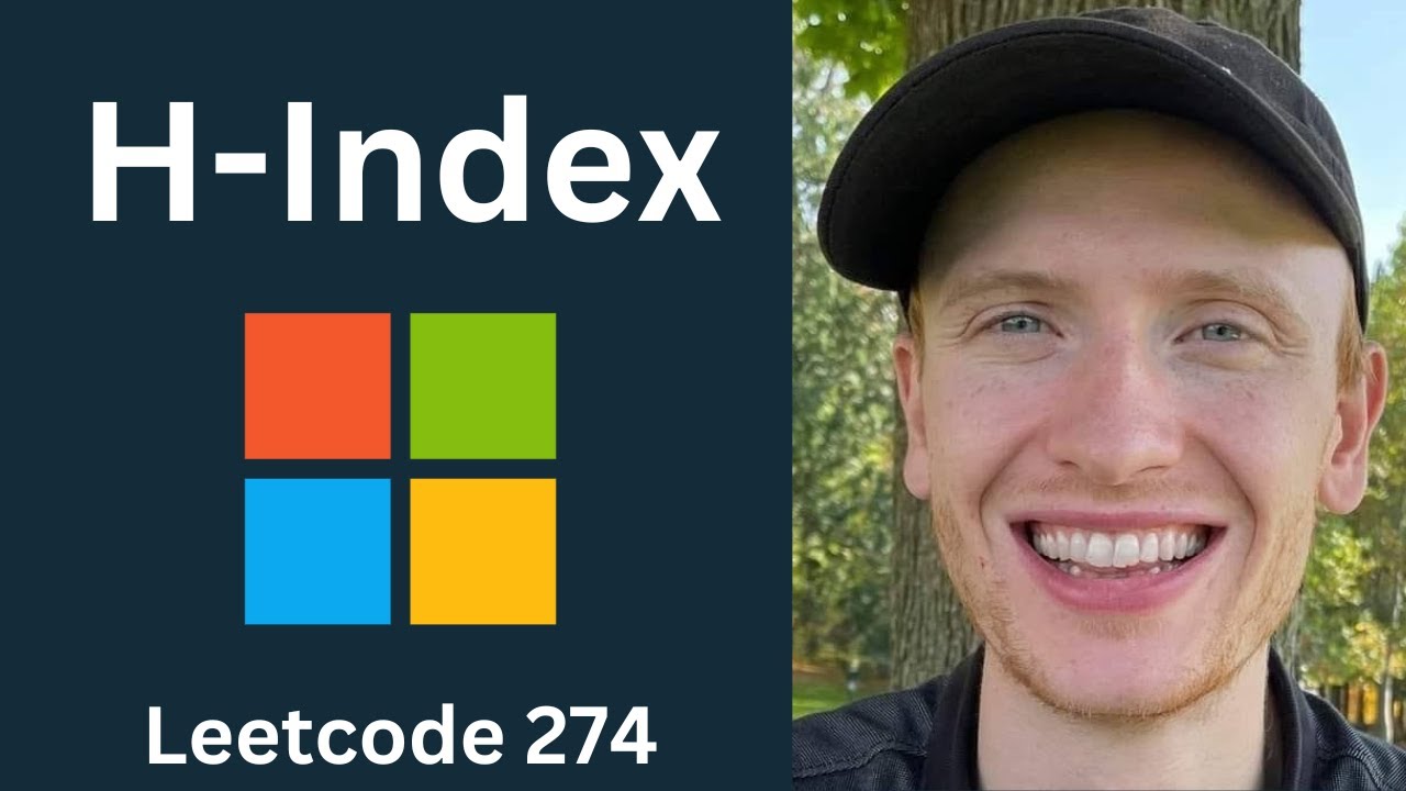 H Index Leetcode 274 Arrays Strings Python Youtube