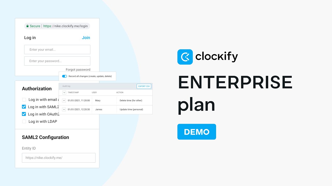 Clockify Enterprise Plan Youtube