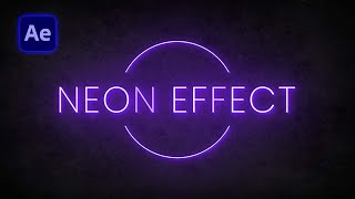 Easy Create Neon Effect In After Effects Tutorial No Doovi