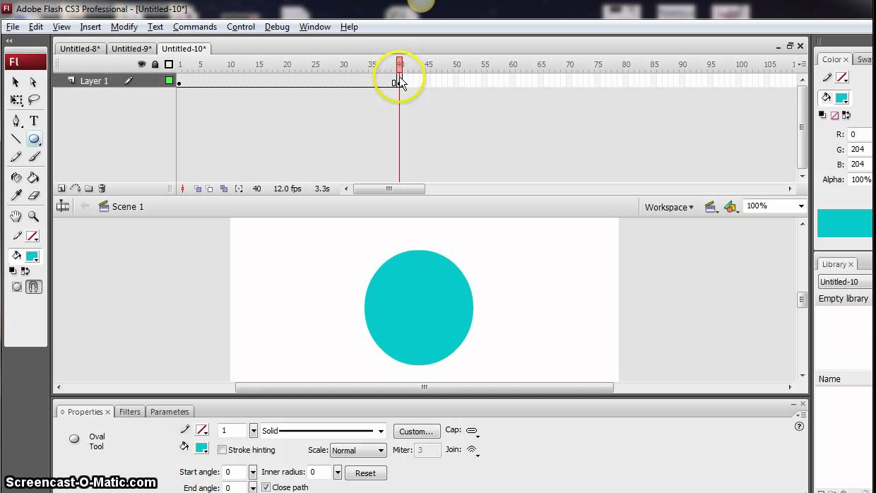 Shape Tween Tutorial Youtube